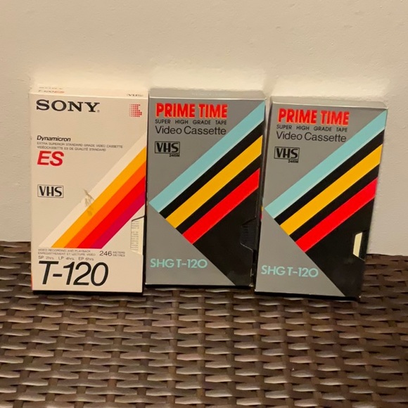 Sony | Other | Vhs Blank Tapes | Poshmark
